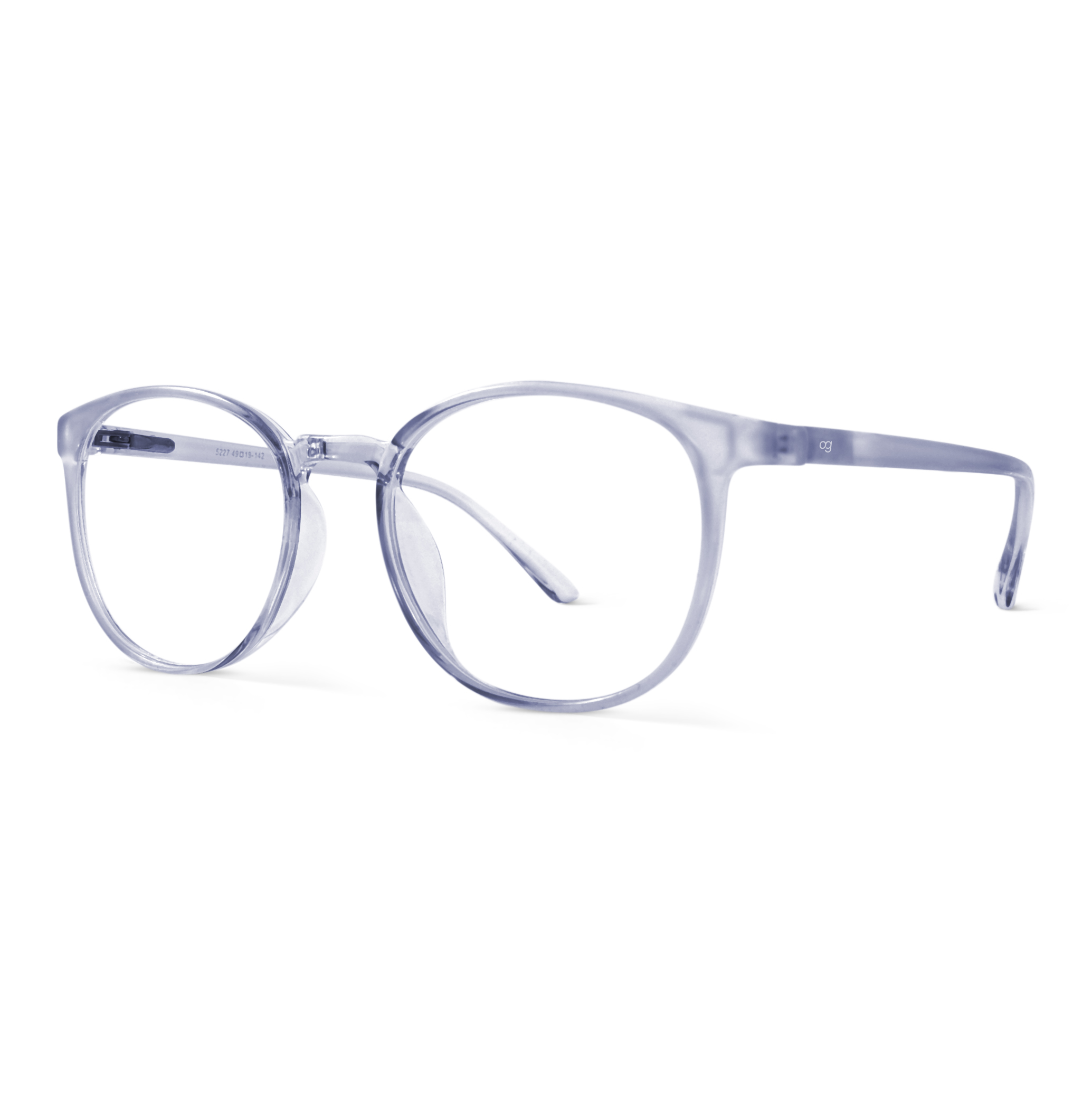 Buy Astral Spherule Round Blue Screen Glasses-Woggles