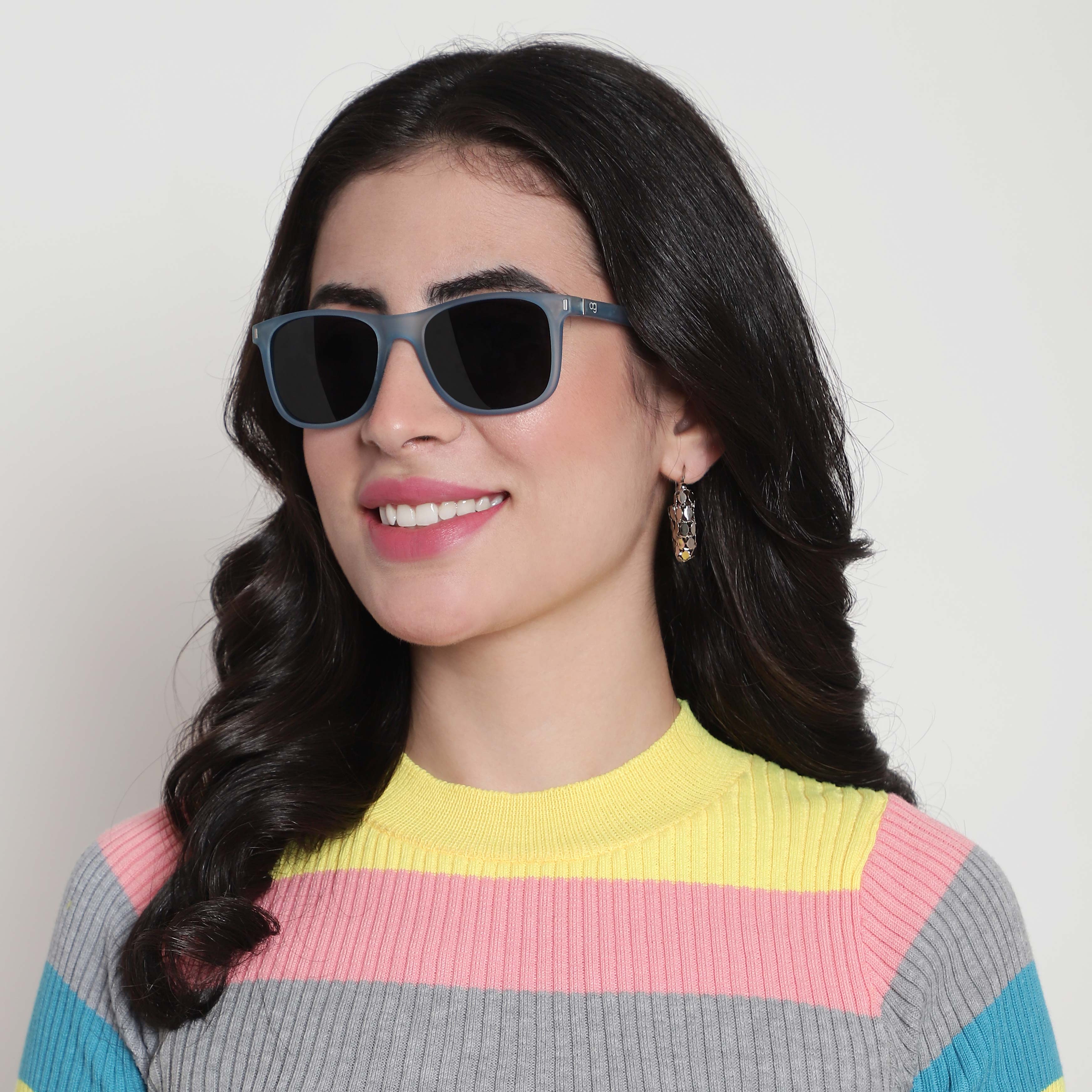 Buy Crystal Clear Polarized Square Sunglasses - Woggles