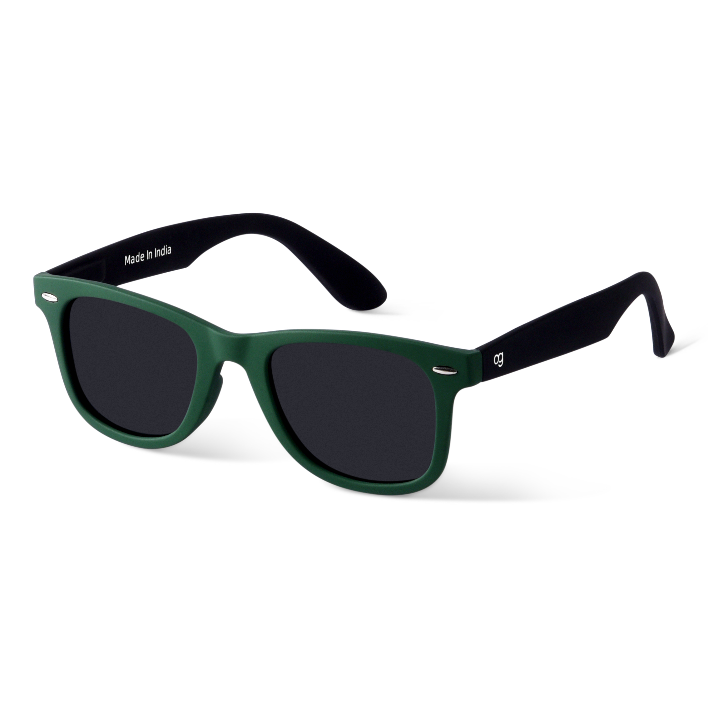 Buy Sage Shadow Polarized Wayfarer Sunglasses - Woggles