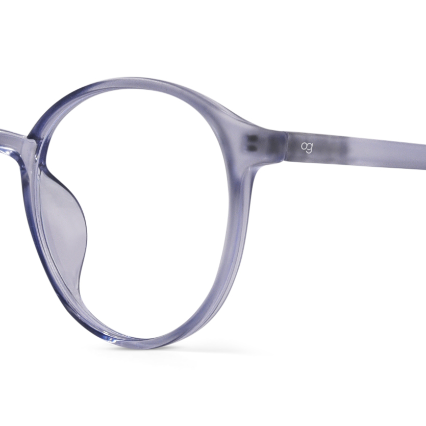 Buy Stellar Frame Round Blue Screen Glasses-Woggles